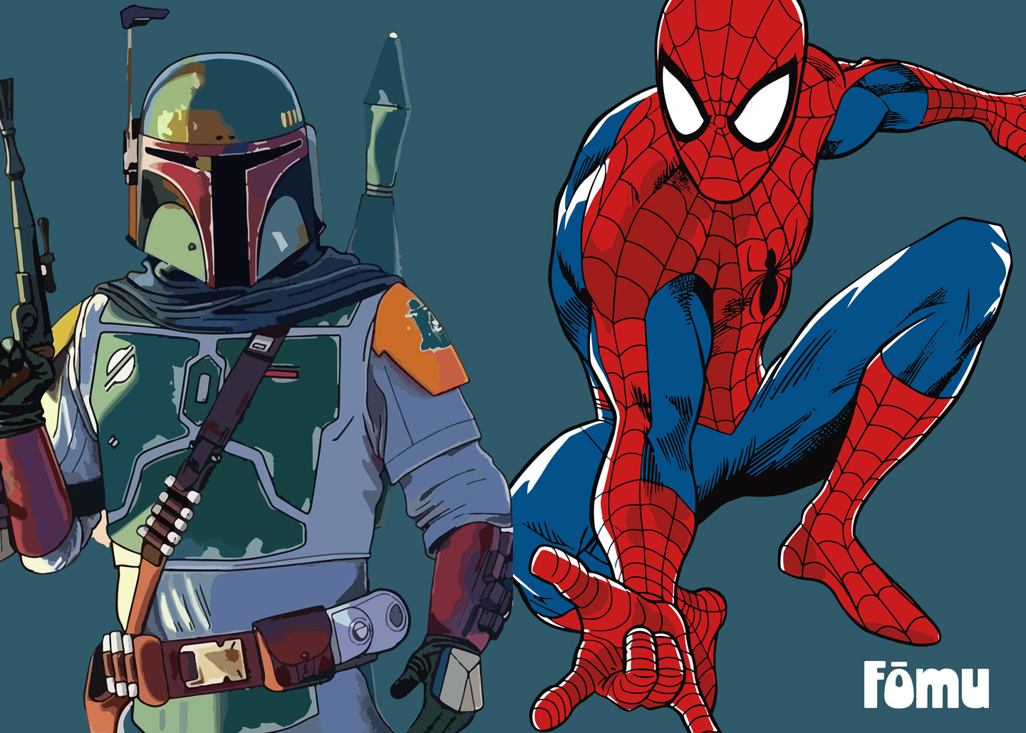 Boba fett og Spiderman - Illux.dk