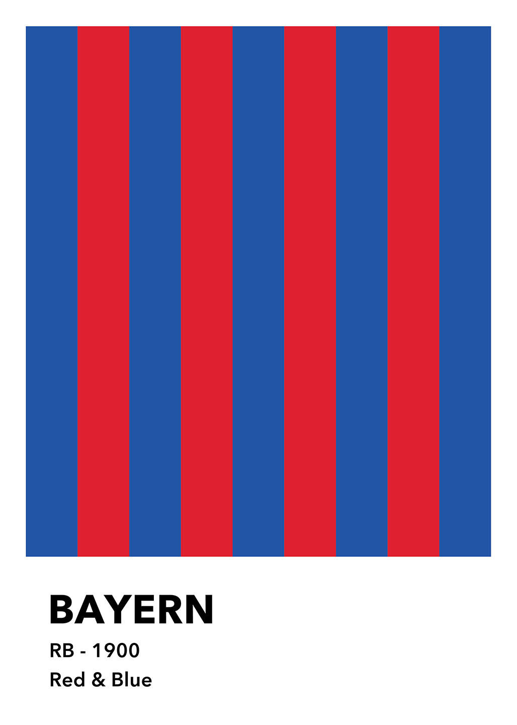 Bayern - Red & Blue - Illux.dk