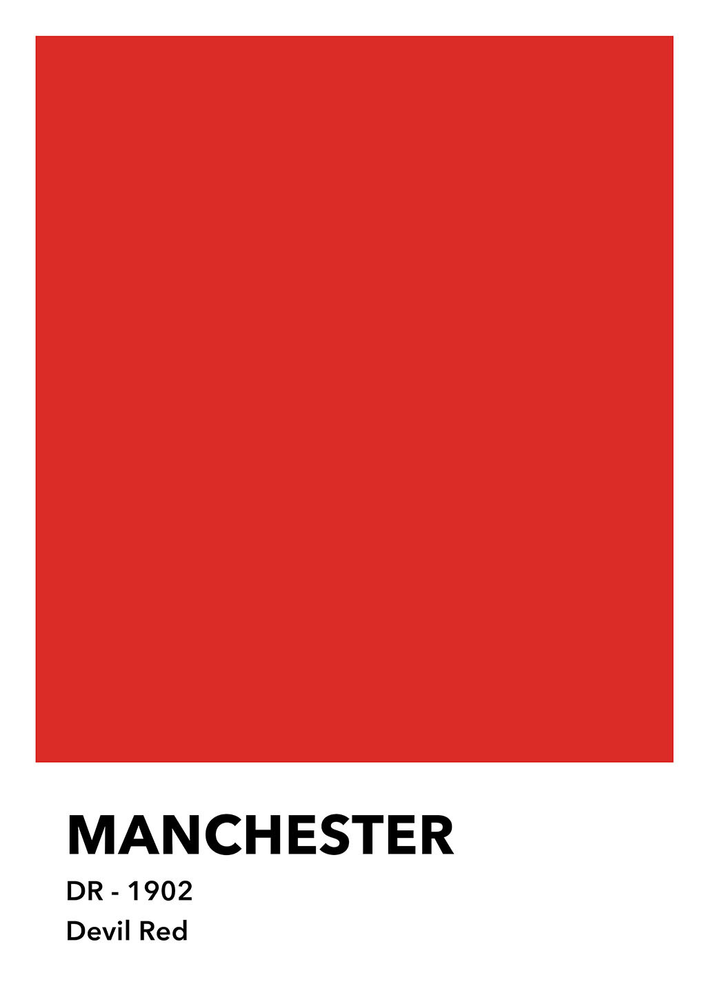 Manchester - Devil Red - Illux.dk