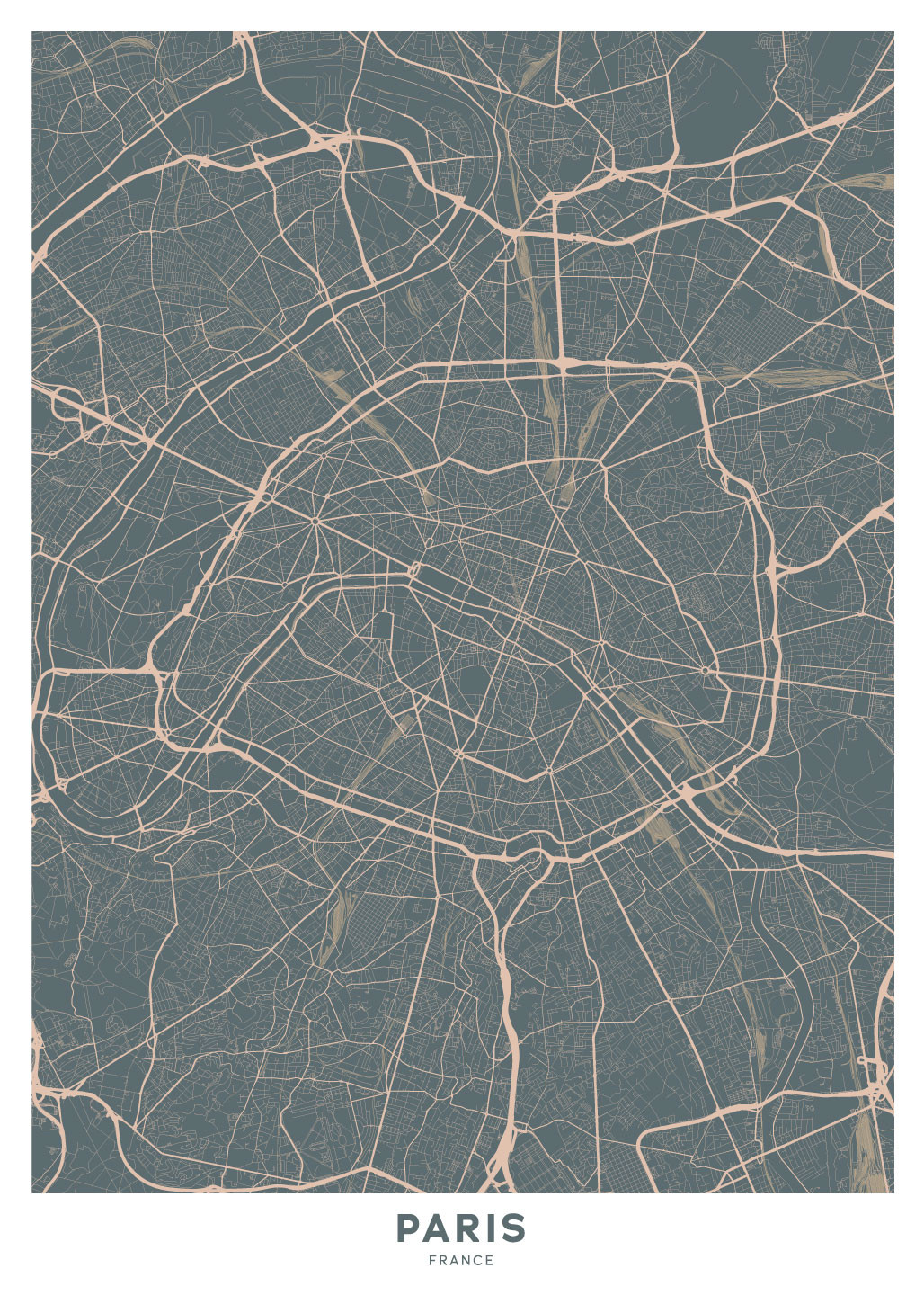 Paris Kort - Illux.dk