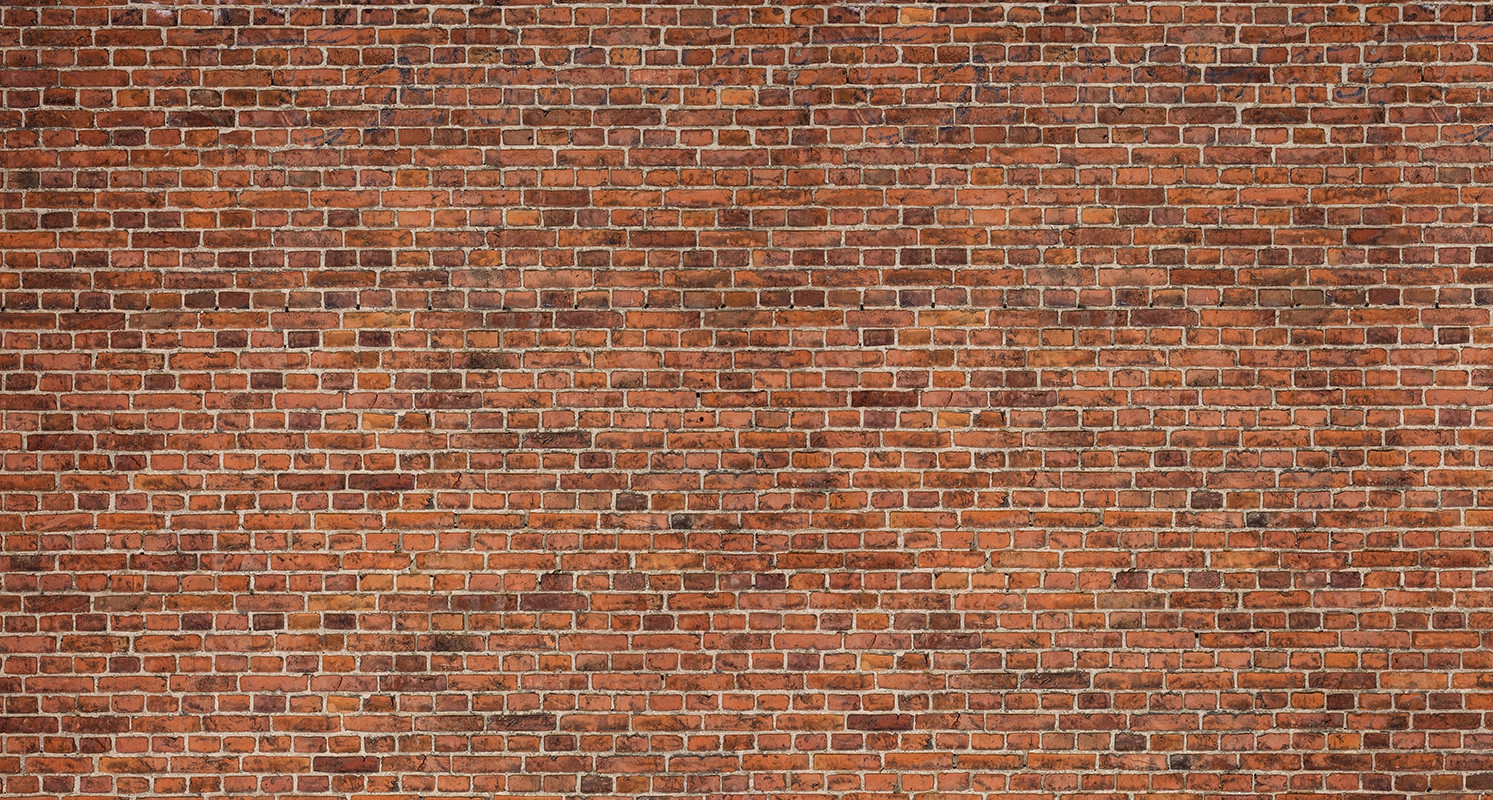 Rød murstensvæg - Illux.dk