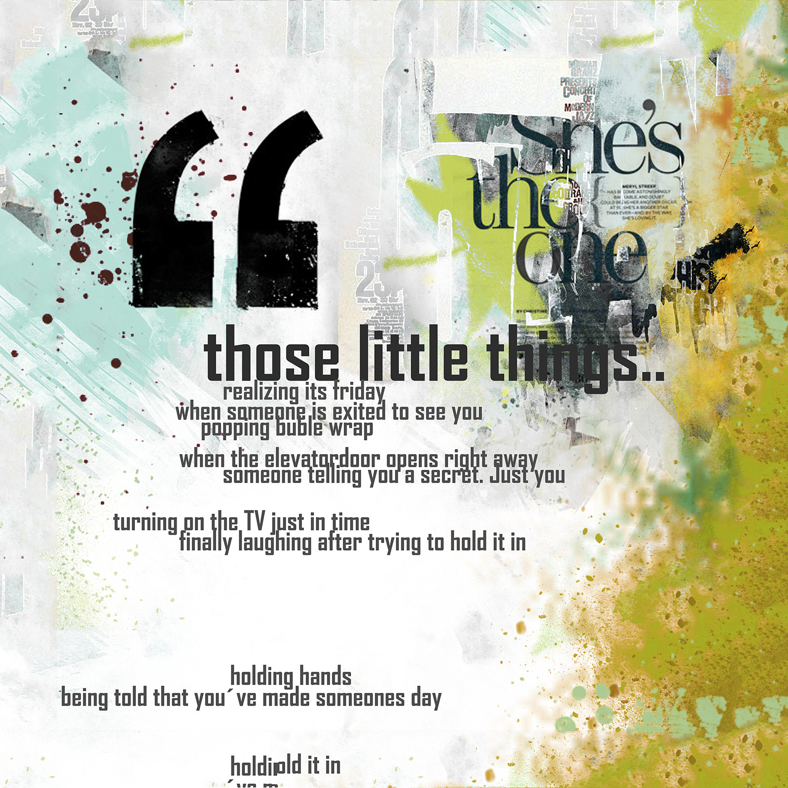 Those Little Things - Illux.dk