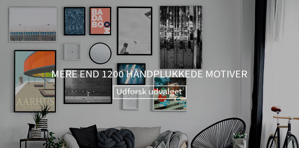 Printet fotokunst eller grafisk kunst til væggen - Print af høj ...